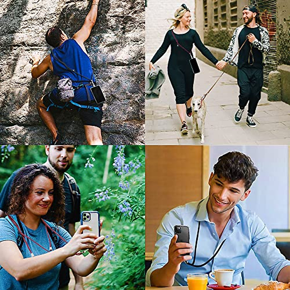 Shantime Oppo Realme 7 Pro Case + Universal Mobile Phone Lanyards, Neck/Crossbody Soft Strap Silicone TPU Cover Bumper Shell for Oppo Realme 7 Pro Sun Kissed Leather (6.4”)