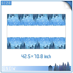 DragzwS Winter Snowflake Paper Dessert Plates Set, Kids Frozen Birthday Party Supplies Plates Snowflake Decorations 20 Guest Paper Dinner Plates, Napkins, Tablecover Snow Princess Party Decorations