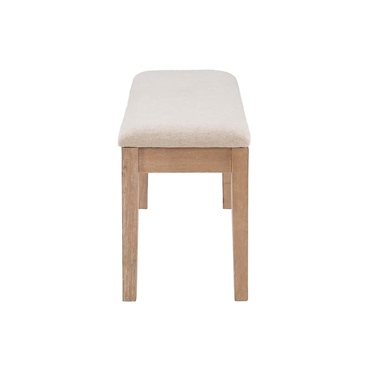 Linon Miles Wood Dining Bench in Natural Brown