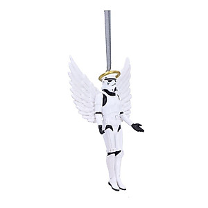 Nemesis Now Stormtrooper Angel Hanging Ornament 13cm, Resin, White