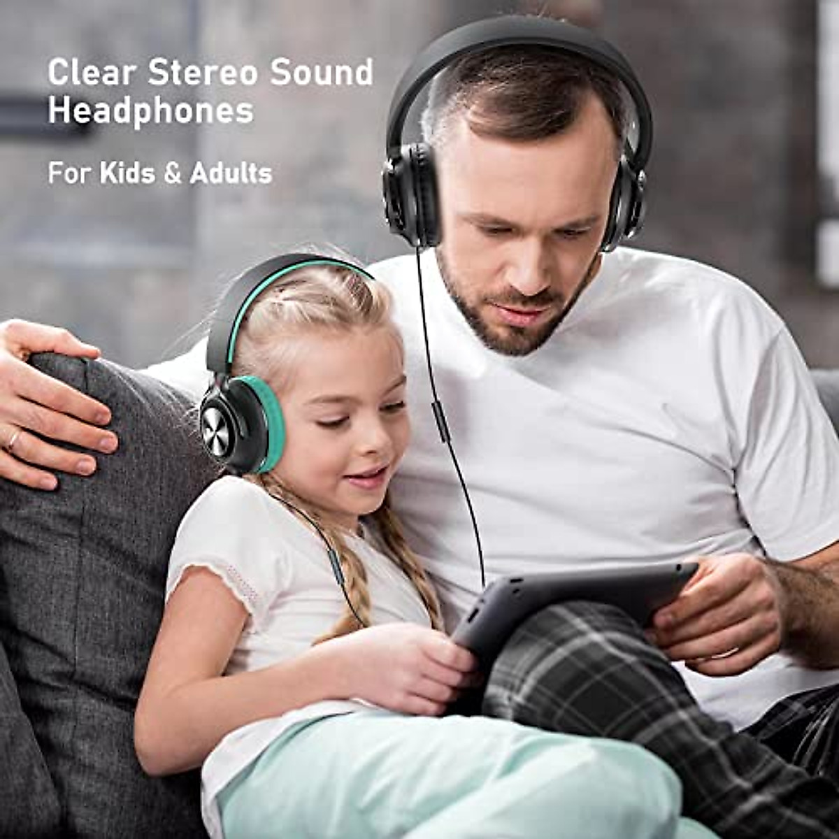 Mevoix On Ear Headphones with Microphone, Wired Headphones for Adults Teens Kids, Deep Bass, Memory Foam Earpads, Foldable Noise Isolating Wired Stereo Headphones for Computer Laptop Smartphone