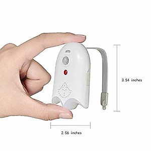 SNOMYRS Toilet Night Light with Motion Sensor 16 Color Changing LED Nightlights Fun Bathroom Lighting Add on Toilet Bowl Seat for Men Dad Kids Toddlers