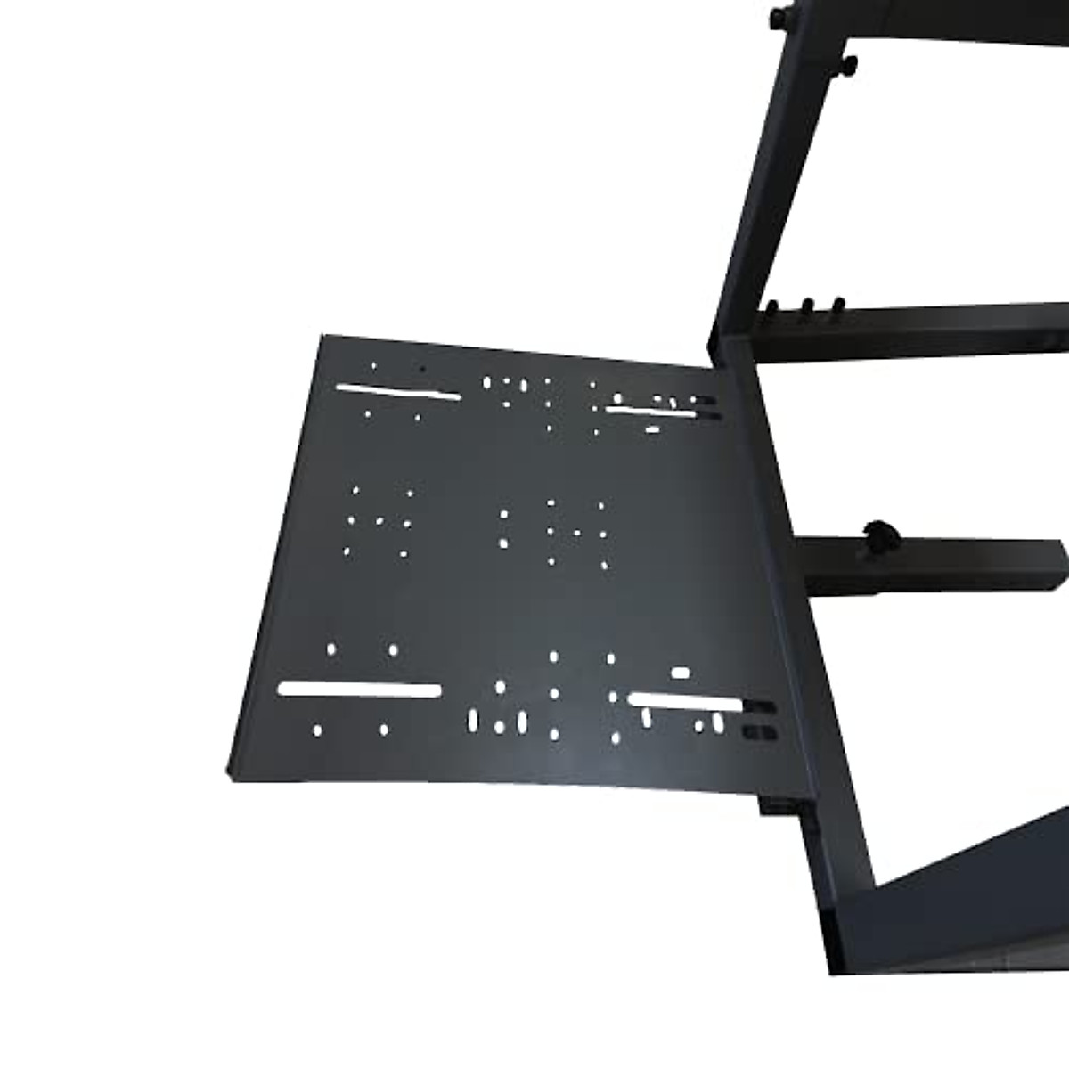 GTR Simulator GTA Model Majestic Black Frame with Adjustable Leatherette Pista Racing Seat Racing Driving Gaming Simulator Cockpit Chair (Pista-Black/Red)