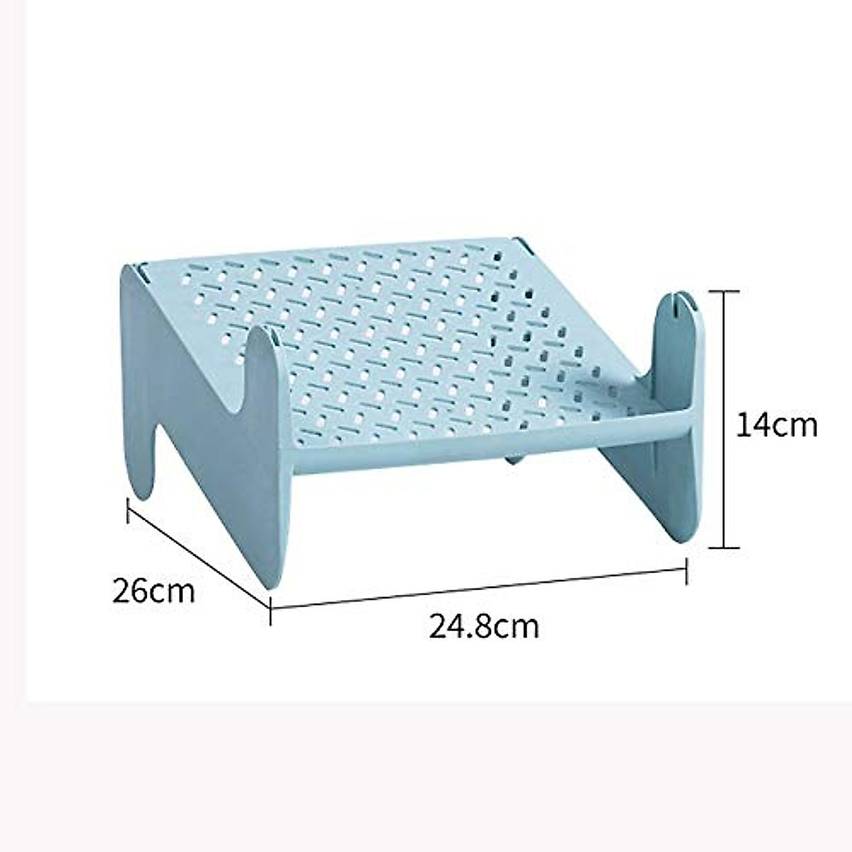 TAZSJG Stackable Shoe Storage Rack Nordic Simple Shoe Rack Home Plastic Shoe Cabinet Layered Finishing Racks (Color : B)