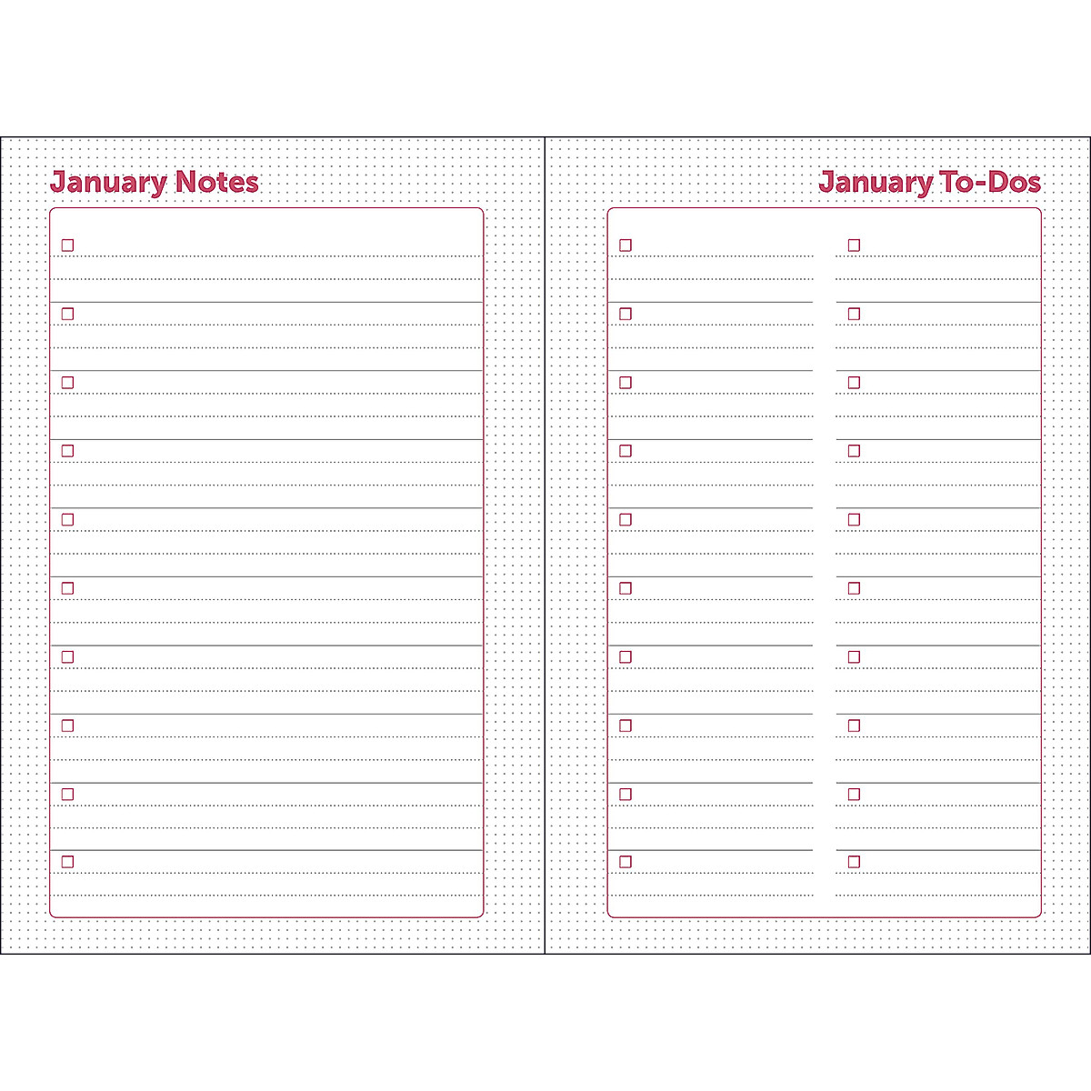 2021 Weekly To-Go 5x8 Wire-o Black Plastic