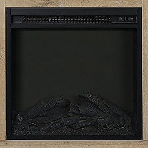 Ameriwood Home Chicago Electric Fireplace TV Console for TVs up to a 50", Natural