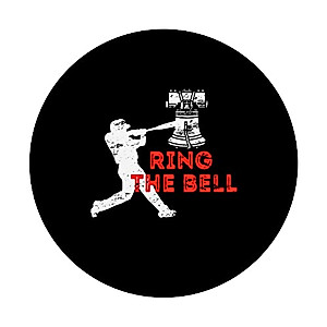 Philly Philadelphia Ring The Liberty Ring Vintage Baseball PopSockets Swappable PopGrip