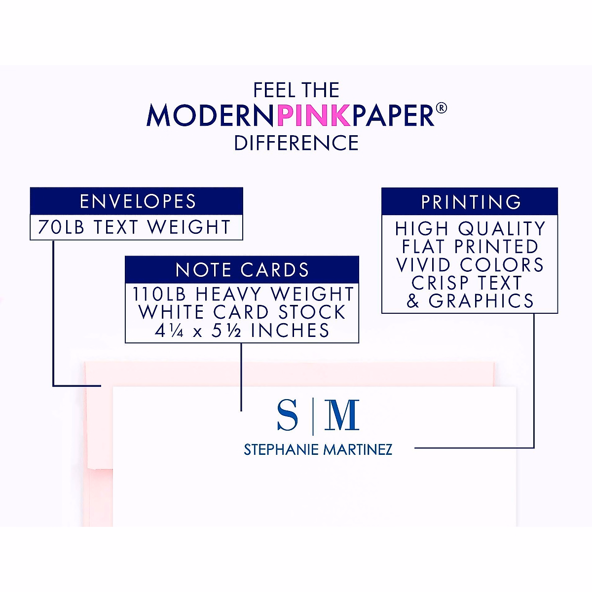 Personalized Girls Stationary with Envelopes FLAT NOTE CARDS, Heart Stationary with Envelopes, Personalized Girls Note Cards with Heart Note Cards with Envelopes, Your Choice of Colors and Quantity