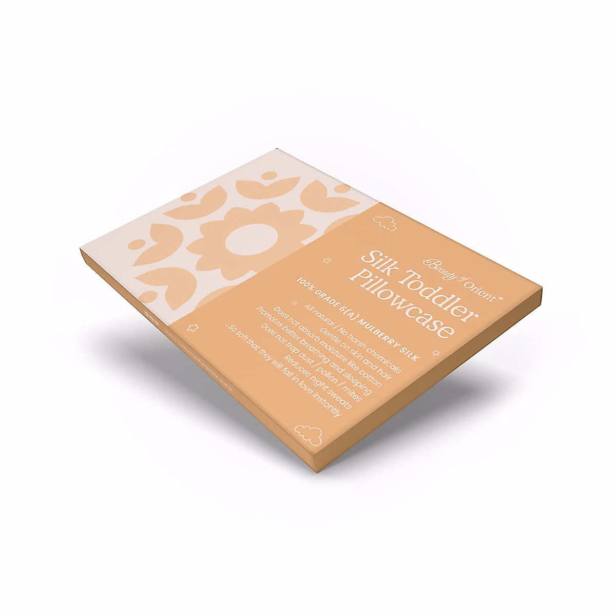 Beauty of Orient - Mulberry Toddler Baby Silk Pillowcase for Hair and Skin, Hidden Zipper, 19 Momme, Natural Hypoallergenic Cooling Pure Mulberry Pillow Cases (1pc - Toddler 13" x 18", Unicorn)