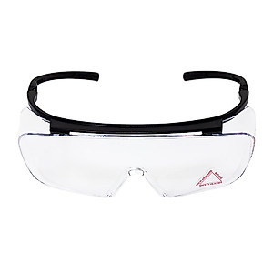 SAFE HANDLER BISON LIFE Duarte Premium Over The Glass Safety Glasses; ANSI Z87.1 Impact Resistant Polycarbonate Wraparound Lenses, with Anti-Fog & Anti-Scratch, UV400 Protection