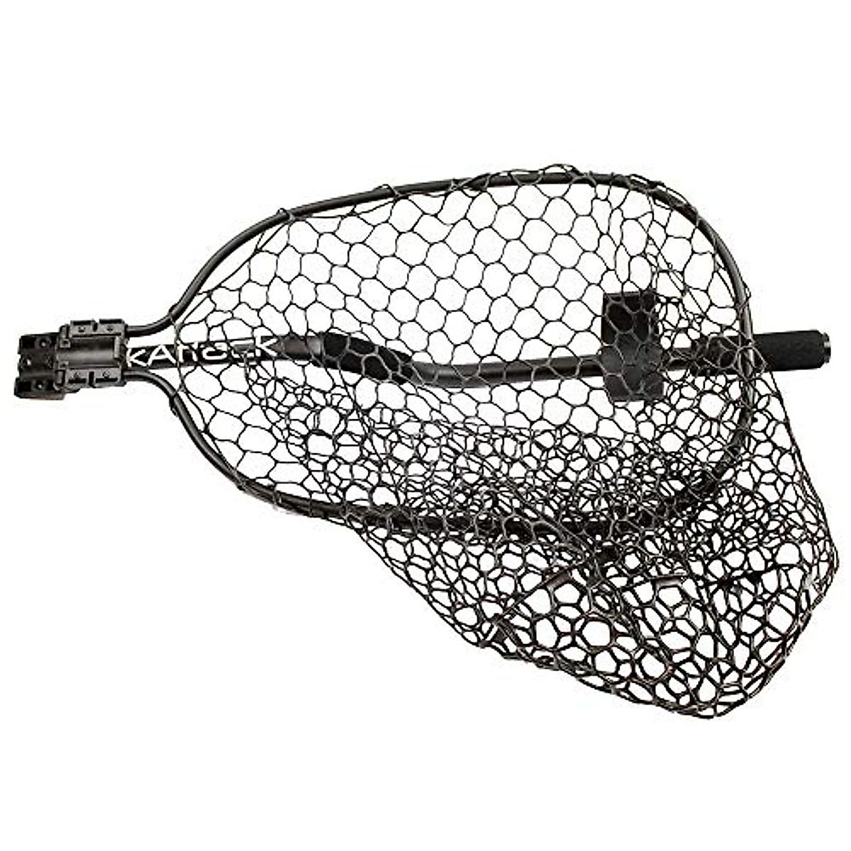 YakAttack Kayak Folding Leverage Landing Net, 12" x 20" Hoop with Foam Extension