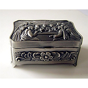 elegantmedical HANDMADE (AAA 10MM) Real Pearl BEADS CATHOLIC GOLD ROSARY CROSS GIFT NECKLACE Supper BOX