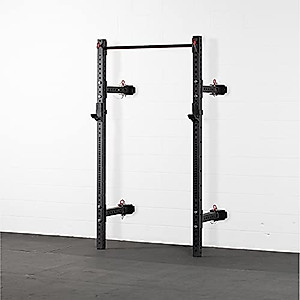 Titan Fitness X-3 Series 91in Wall Mounted Folding Power Rack, 21in Depth Space Savings Rack, Folds up to 8â€ from the Wall