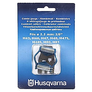 Husqvarna Combination roller guide for 3/8" pitch chainsaw chain, Blue, 10 x 2 x 10 cm