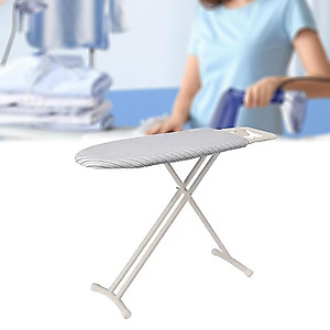 Large Non-Slip Foldable Ironing Stand, Compact Ironing Board with Iron Rest, Adjustable Height Home Ironing Board, Extra Wide Countertop Ironing Board