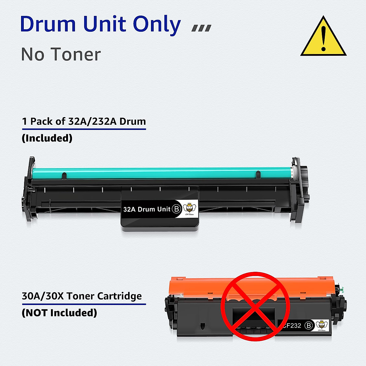 CMYBabee Compatible Drum Unit Replacement for HP 32A CF232A Drum for HP Pro M203dw M148dw M227fdw M118dw M148fdw M227fdn Printer (Black, 1 Pack)