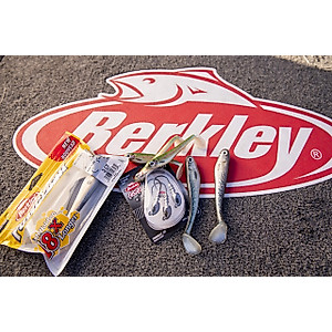Berkley PowerBait Hollow Belly Fishing Soft Bait, 4", HD Yellow Perch