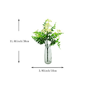 ZHVOO Artificial Plants Lavender (Pack of 6), Fake Foliage Plants Stems Faux Flowers for Home, Wedding, Garden, Farmhouse, Garden, Patio