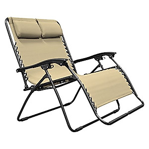 Caravan Sports ZGL01151 Zero Gravity Chair, Beige Loveseat, One Size