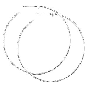 Silpada Hammered .925 Sterling Silver Hoop Earrings for Women, Jewelry Gift Idea, Circle Up'