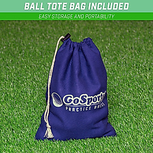 GoSports All Purpose Golf Balls for Play or Practice - Choose 16 or 32 Packs with Tote Bag