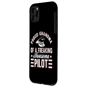 iPhone 11 Pro Max Pilot Airplane Aviator Plane Aviation Grandma Case