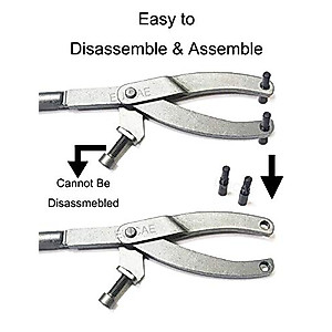 Spanner Wrench Clutch Wrench Adjustable Wrench Holder Hub Flywheel Sprocket Spanner Wrench Set Fan Clutch Removal Tool Tools Scooter Motorcycle Accessories (Type A+B)