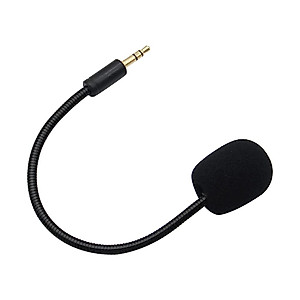 Electra V2 Mic Replacement, Replaceable 3.5mm Game Microphone Gooseneck Mic Boom for Razer Electra V2 USB 7.1 Surround Sound Gaming PS4 Xbox One Nintendo Switch Computer PC Headphones Headsets