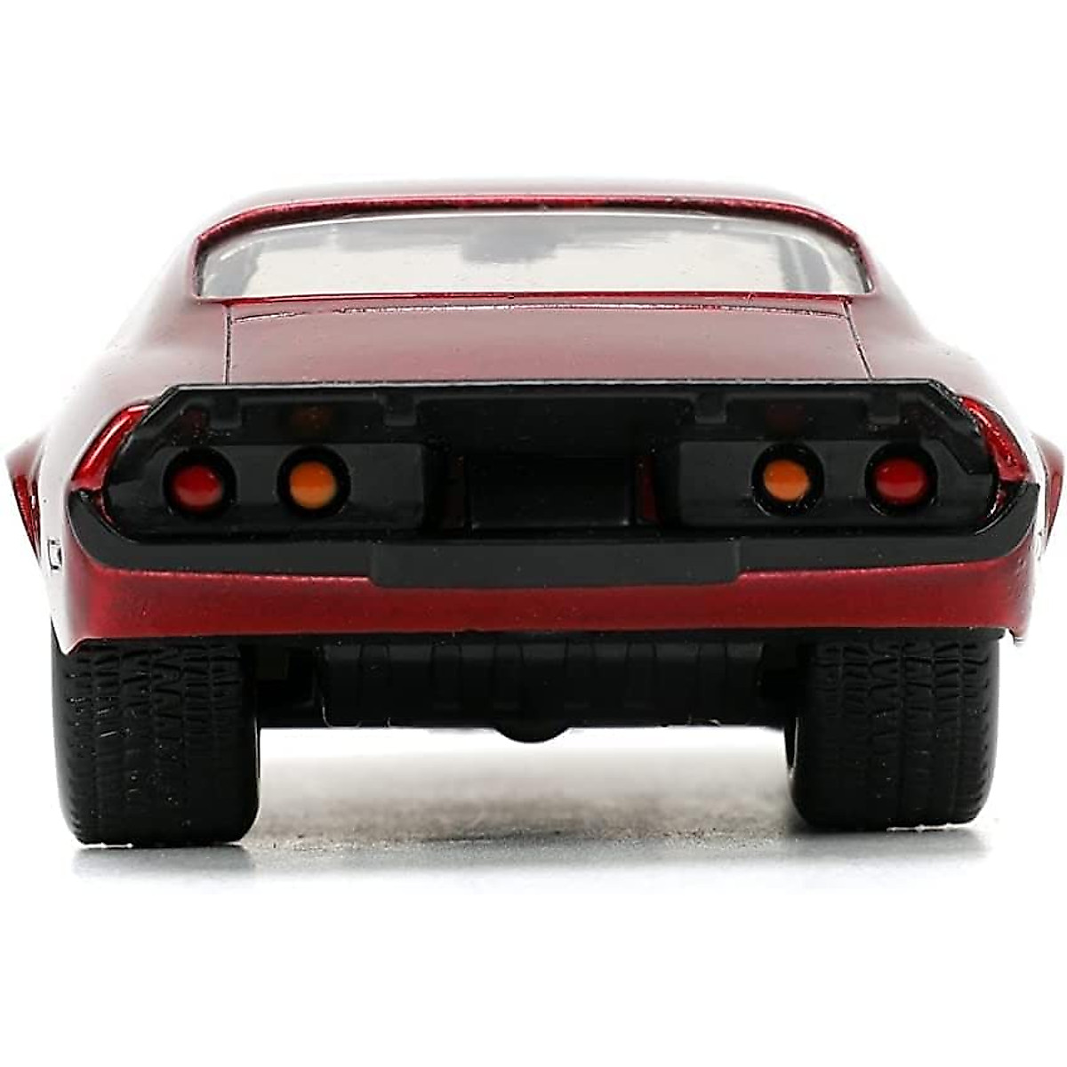 Jada Toys DC Comics 1:32 1973 Chevy Camaro Die-cast Car with The Flash Die-cast Figure, Toys for Kids and Adults, Red