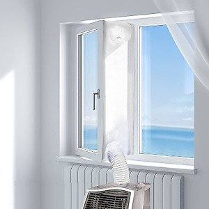 HOOMEE 118" Window Seal with Tube for Portable Air Conditioner, Work with Mobile Air Conditioning (300 CM)