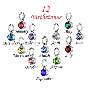 XIUDA Heart Cremation Jewelry for Ashes Urn Necklace with Birthstones Ash Necklace Memorial Cremation Necklace-I'll Hold You in My Heart Until I Hold You in Heaven