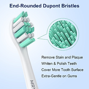 MRYUESG Toothbrush Replacement Heads Compatible with Philips Sonicare, 10 Pack, MRYUESG Electric Brush Head for Phillips C2 4100 Plaque Control