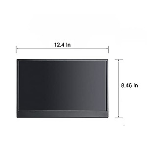 Dyegold Portable Monitor 13.3 Inch,2K UHD HDR IPS Laptop Computer Monitor HDMI USB-C External Screen with Dual Speakers for PC,Phone,Game Console,Smart Cover Included