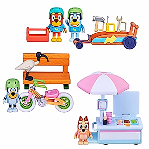 Bluey Ice Cream Cart - Vehicle and 2.5-3" Bingo Figure Pack