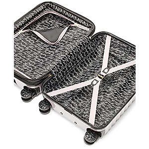 Karl Lagerfeld Paris Women's Carryon Spinner Wheels Hardside, Lilac, One Size