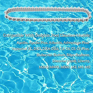 Tracks Parts Replacement for Dolphin Premier, Oasis,Nautilus Pool Cleaner 9985006-R2 Part Number 2 Pack