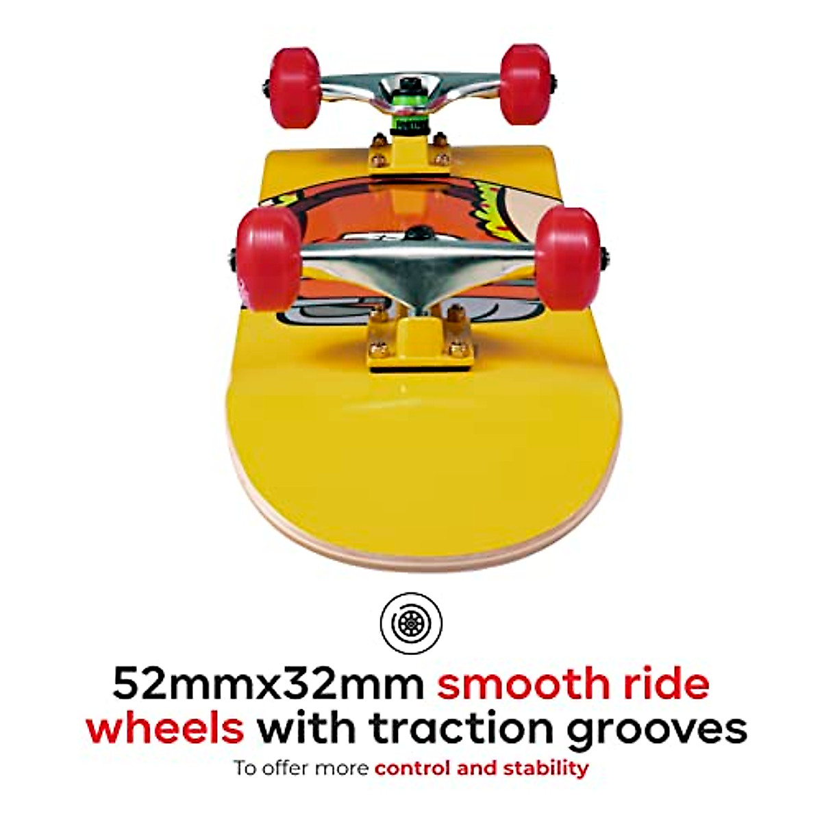 Fortnite 31" Skateboard - Cruiser Skateboard with Printed Graphic Grip Tape, ABEC-5 Bearings, Durable Deck & Smooth Wheels