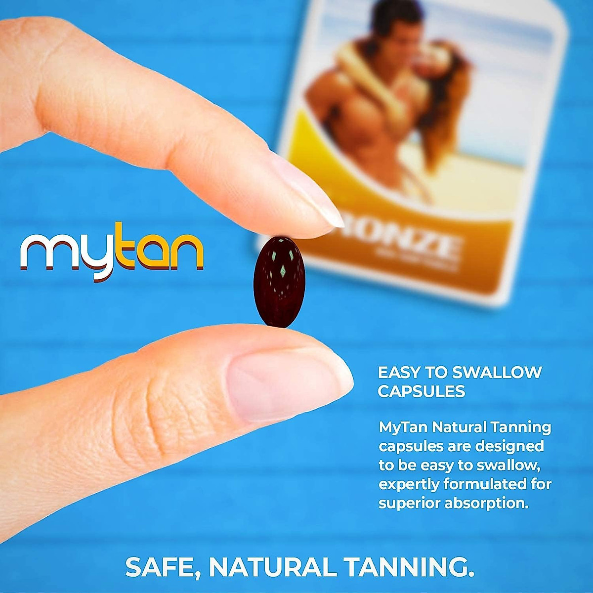 MyTan Ultimate Tanning Pack | Bronze & Boost Tanning Pills | Worldclass Sun Tan Pills | Tan Faster, Darker, Longer