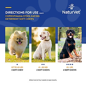NaturVet Coprophagia Deterrent Soft Chews (90 ct)