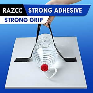 RAZCC Duct Tape, 6 Rolls Black Duct Tape,Heavy Duty, Flexible, No Residue, All-Weather and Tear by Hand, 30 Yard x 2 Inch Per Roll - Bulk Value for Indoor & Outdoor Repairs, Industrial Use