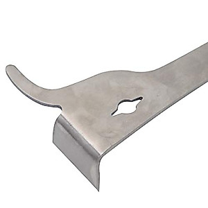 APlayfulBee 2pcs-Polished Stainless Steel Hive Scraper Tools J-Hook Beekeeping Tools Bee Hive Box Scraper Knife for Beekeepers Supplies Beekeeping Equipment