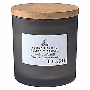 Michaels Bulk 8 Pack: Cognac & Embers Wooden Wick Jar Candle by Ashland®