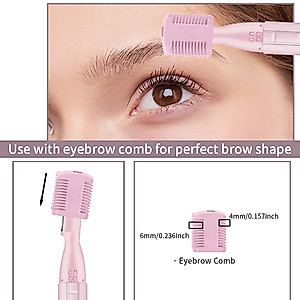 MEIYIXIN Electric Eyebrow Trimmer for Women Facial Eyebrow Razor Wholebody Chin Lips Neck Bikini-line Armpit Eyebrow Epilator