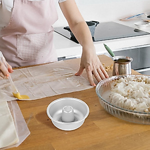 ifundom Cake Pan Nonstick Bakeware Food Cake Pan Home Baking Cake Pans Round Cake Pans Aluminum Alloy Cake Pan Set for Home Party