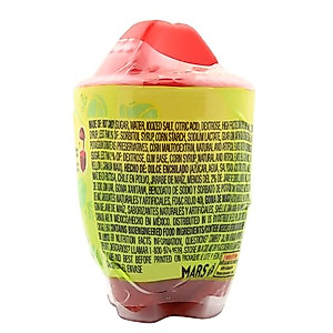 Spicy Mexican Candy, Hot Lemon Flavored Soft Paste with Gumball, Resealable Lid, 1.06 Ounces (Pack of 5) Lollipop Swirl Sticker Included
