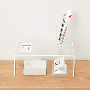 無印良品 Muji 15919833 Acrylic Divider Shelf, Small, Approx. Width 10.2 x Depth 6.9 x Height 3.9 inches (26 x 17.5 x 10 cm)