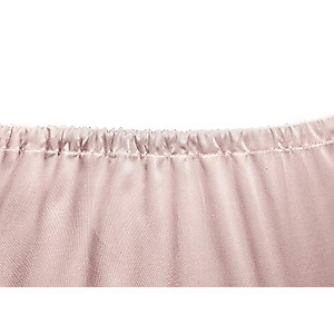 Pure Bamboo Sheets - Bamboo Crib Fitted Sheet (52"x28"x6") for Girls and Boys - 100% Organic Bamboo, Luxuriously Soft, Ultimate Cooling, Fits Standard Size Crib Mattress (Pink)