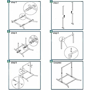 Pro-Gymnastics Expandable Kip Bar Adjustable Height for Gymnastics 3 to 5 FT Gymnastics Bar, with 6 FT x 4 FT Tumble Mat, Horizontal Junior Training Bar Cushioned Bar & Curved Legs (Pink)