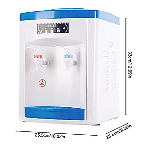 SNKOURIN Water Cooler Dispenser,Top Loading Water Cooler Dispenser for 3 to 5 Gallon,3 Temperature Settings,Countertop Water Dispenser for Home Kitchen Offices Dorm