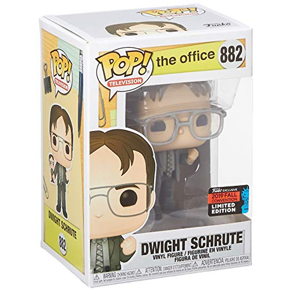 Funko Pop! TV: The Office - Dwight Holding Dwight Figure, Fall Convention Exclusive